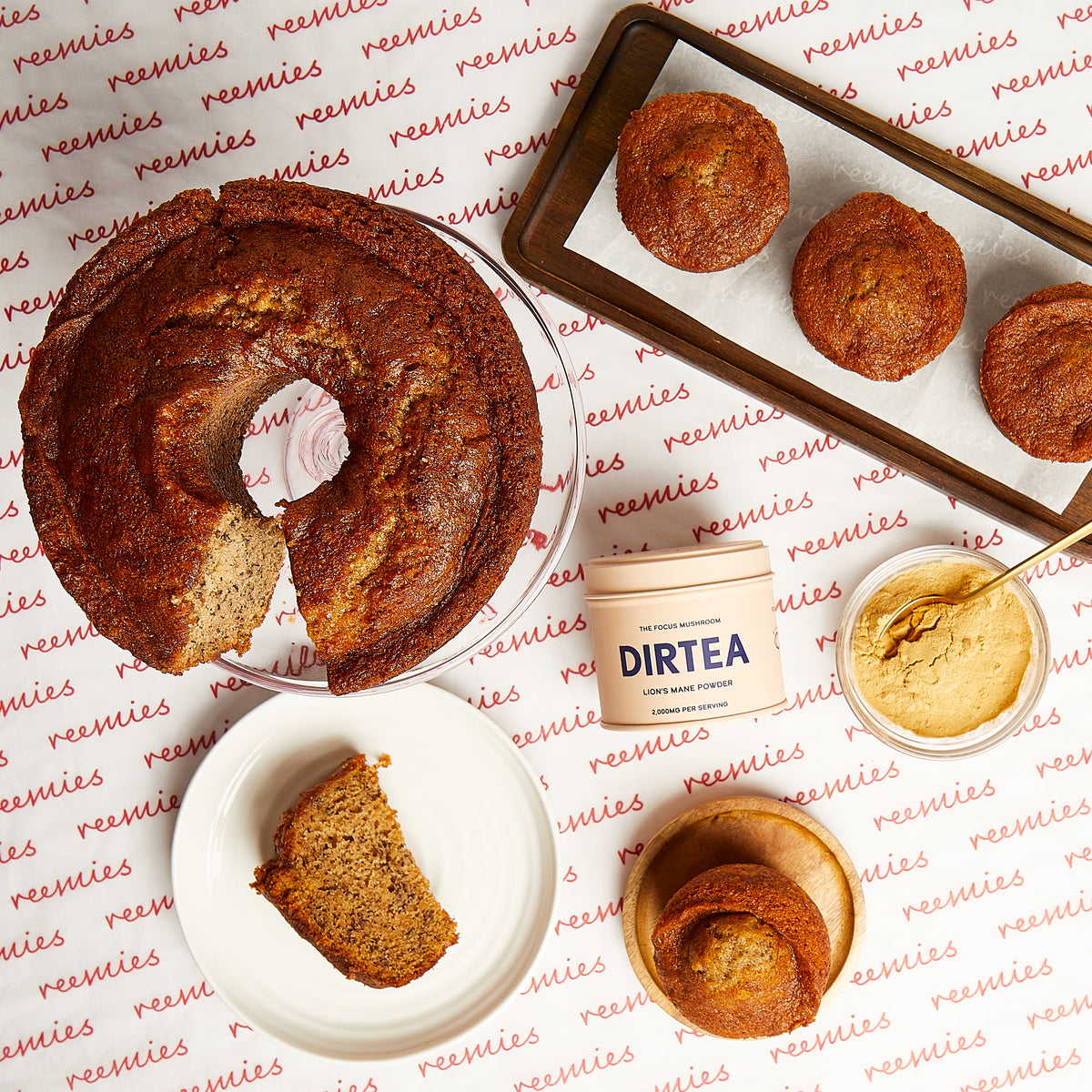 DIRTEA Brain Boosting Banana Cake – reemies cakes